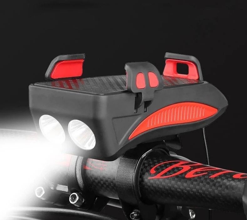 High-Performance Bicycle Light | Durable Metal & 4000 mAh Battery