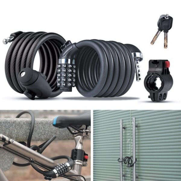 Durable Anti-Theft Wire Lock | 5-Digit Security Solution